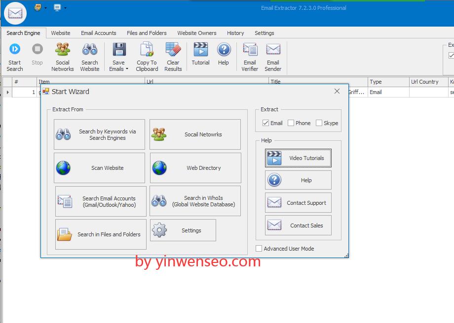 Email Extractor Pro 2022最新版 -专业的邮箱地址电话批量搜刮工具 |免费试用 | 外贸基地